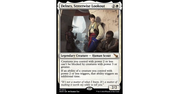 Delney, Streetwise Lookout