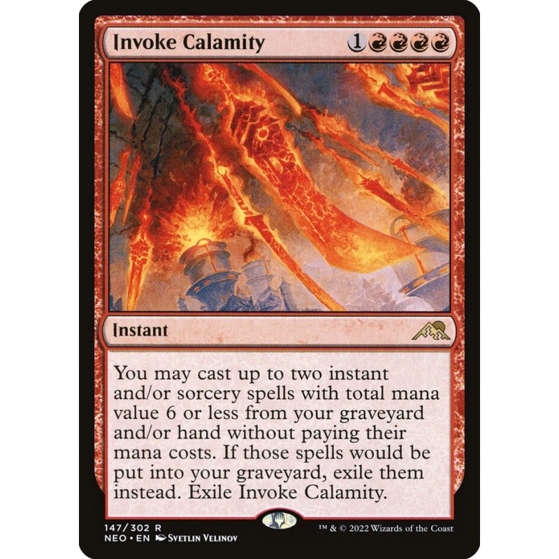 Invoke Calamity-147 | MTG | Kamigawa: Neon Dynasty