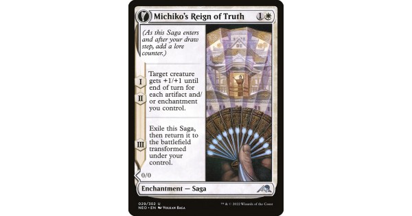 Michiko's Reign of Truth // Portrait of Michiko-29 | MTG | Kamigawa ...