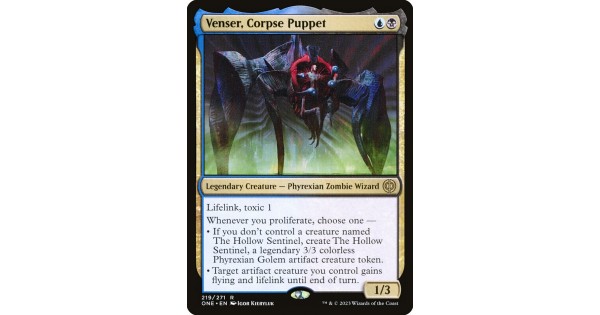 Venser, Corpse Puppet-219 | MTG Foil | Phyrexia: All Will Be One