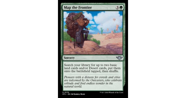 Map the Frontier