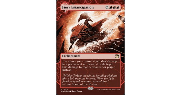 Fiery Emancipation-42 | MTG Foil | Enchanting Tales